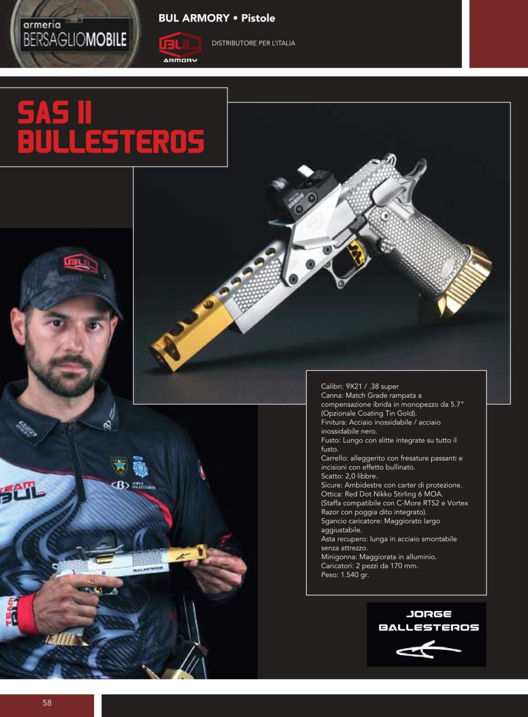Bul Armory - Tiro sportivo e difesa personale - Armeria Bersaglio Mobile