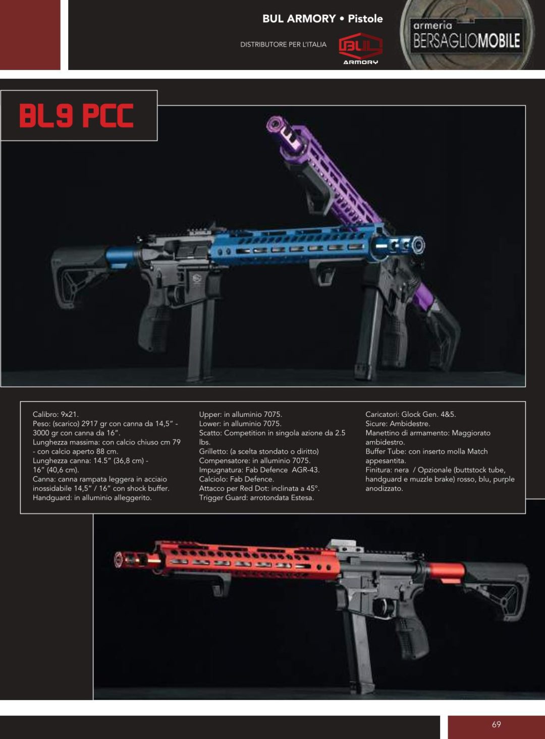 Bul Armory - Tiro sportivo e difesa personale - Armeria Bersaglio Mobile