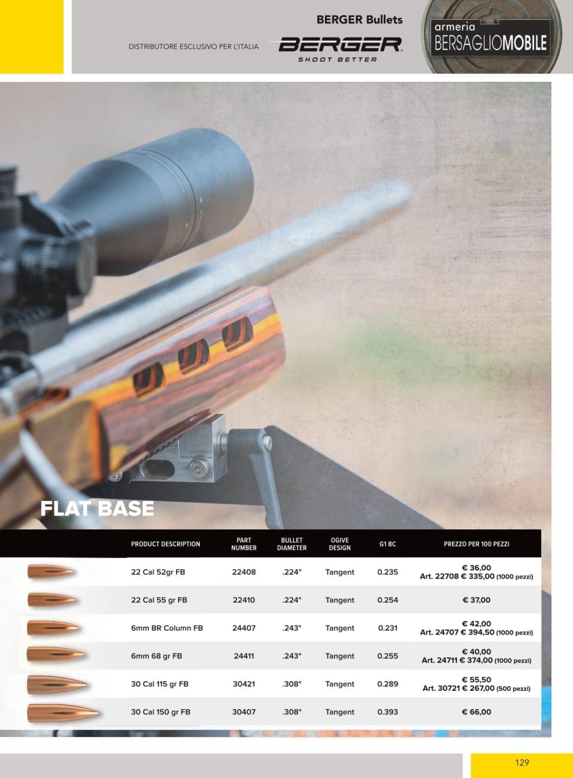 Berger Bullets - Armeria Bersaglio Mobile - Reggio Emilia